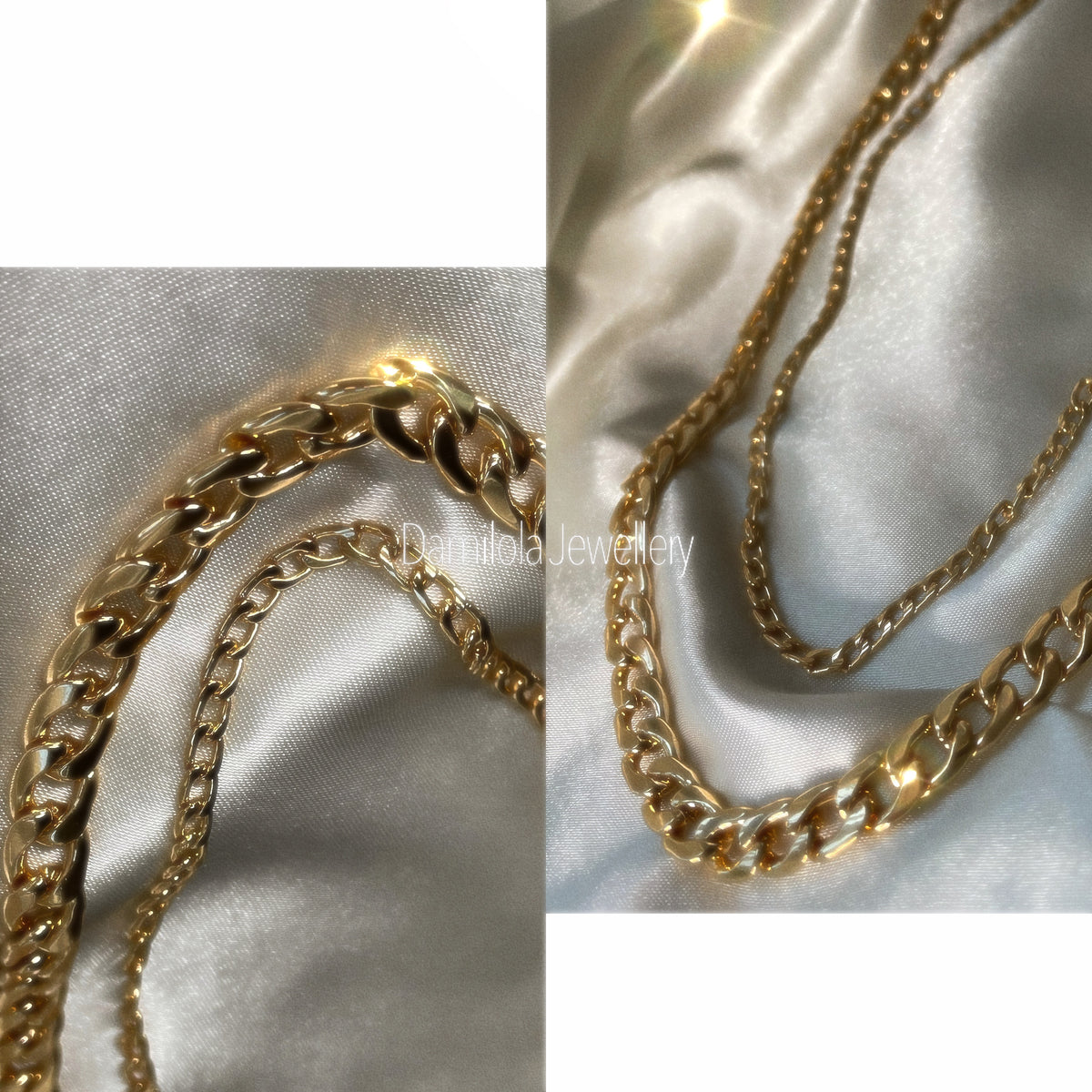 Curb 3mm+7mm Chain Stack