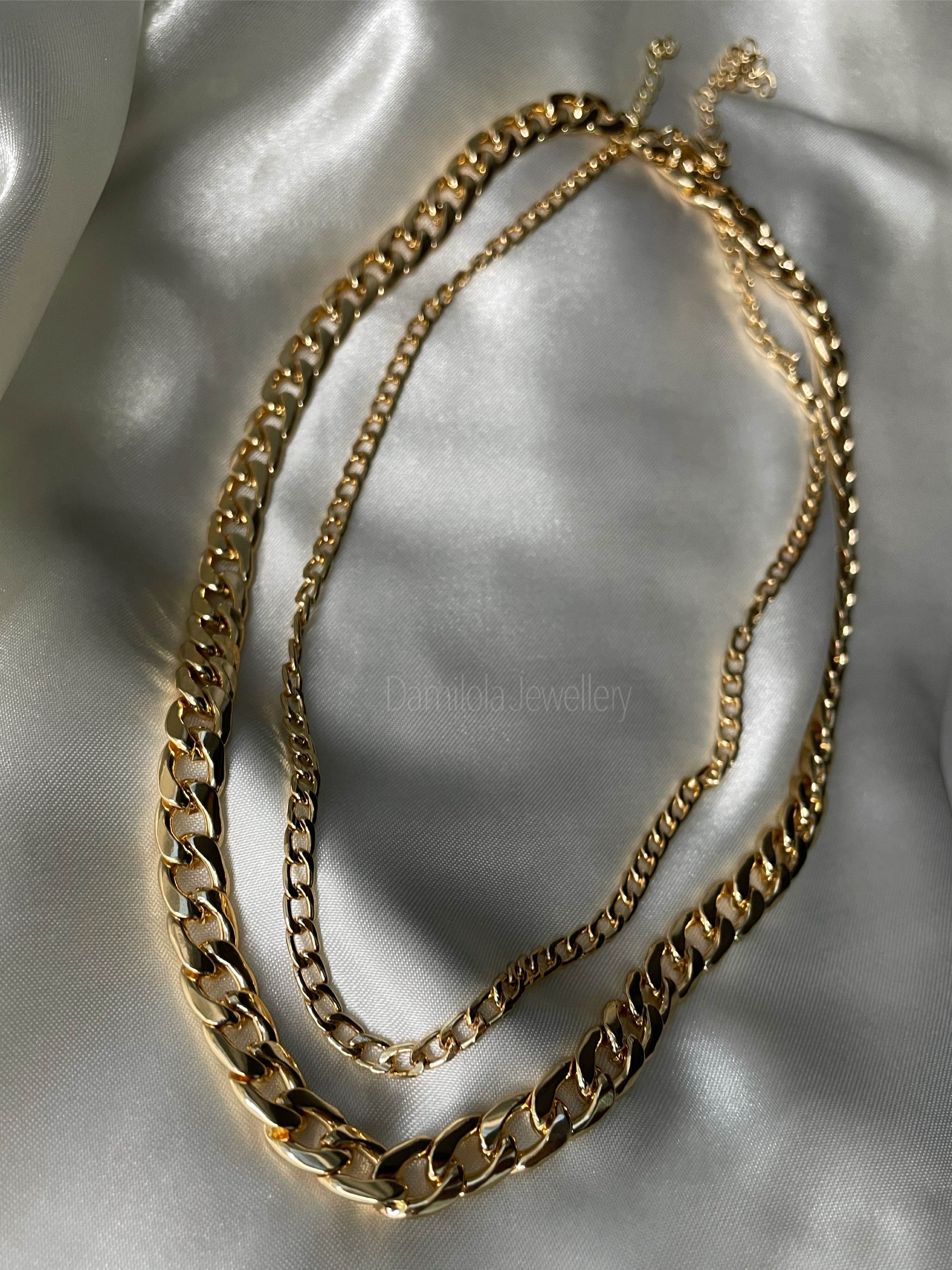 Curb 3mm+7mm Chain Stack